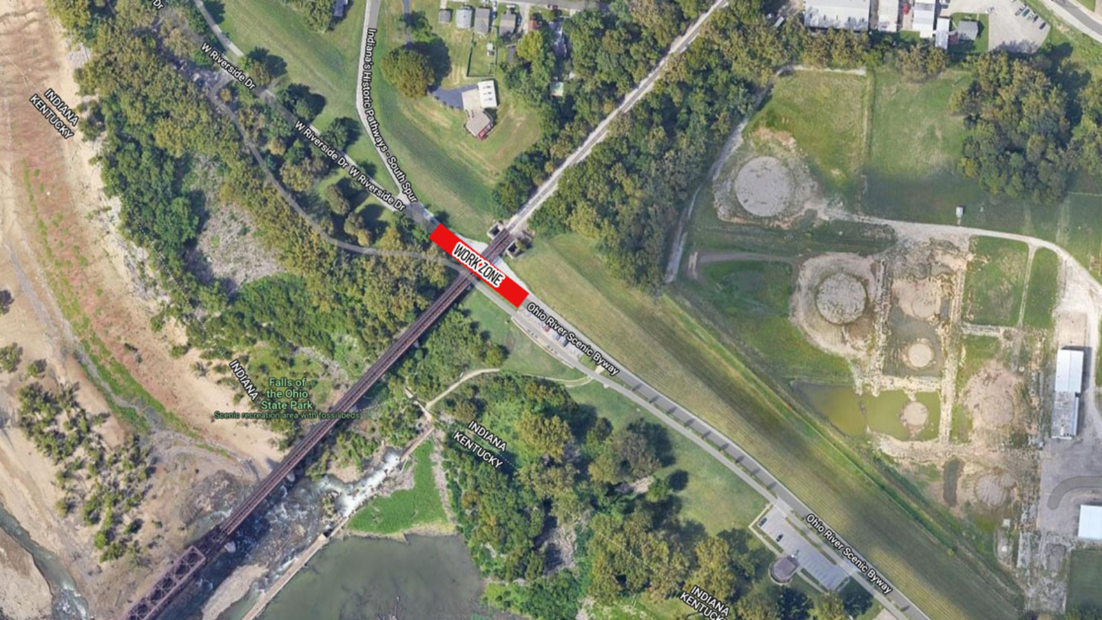 Closure Planned for Riverside Drive and Ohio River Greenway - 1SI